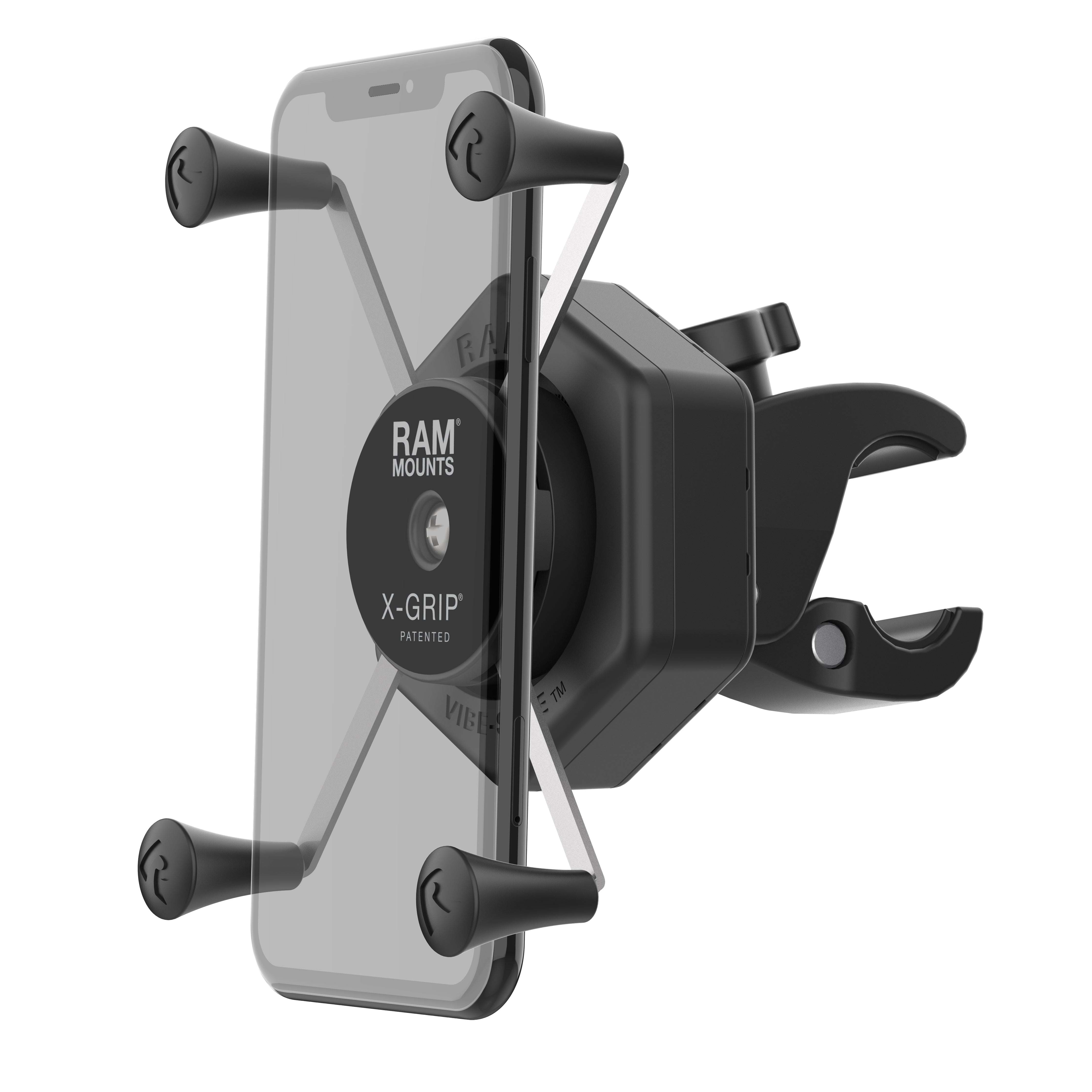 RAM X Grip Large Phone Mount With Vibe Safe Small Tough Claw ram-x-grip-large-phone-mount-with-vibe-safe-small-tough-claw
