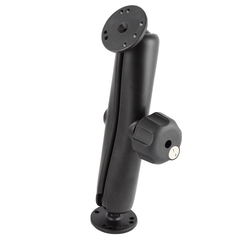 RAM® Double Ball Mount with Key Lock Knob - C Size Long – RAM Mounts UK