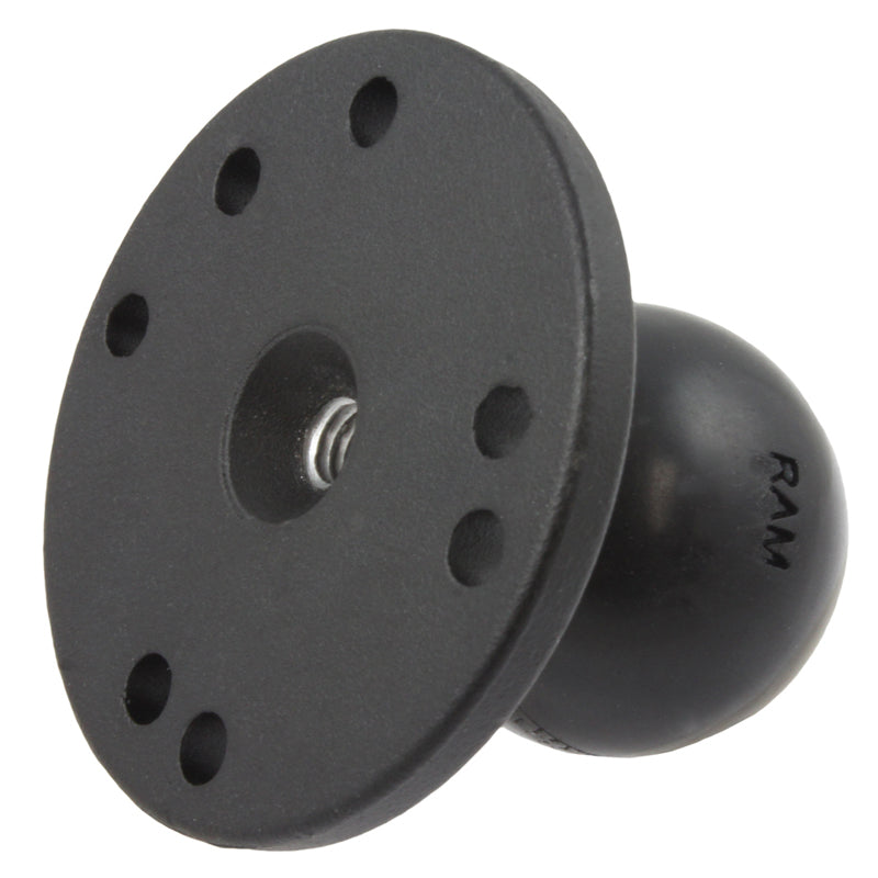 RAM® Round Plate with Ball & 5/16"-18 Threaded Hole – RAM Mounts UK