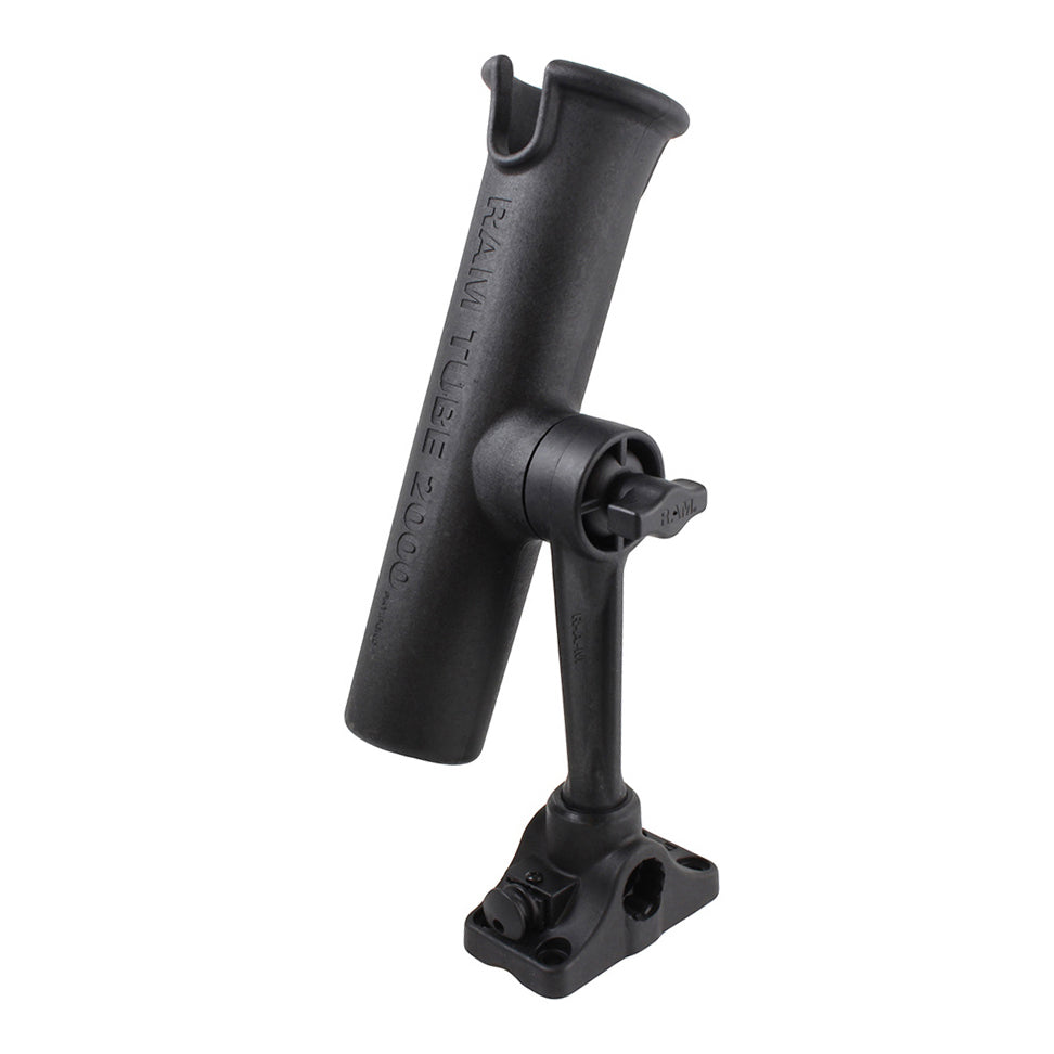 RAM® Tube™ Fishing Rod Holder with Bulkhead/Flat Base – RAM Mounts UK