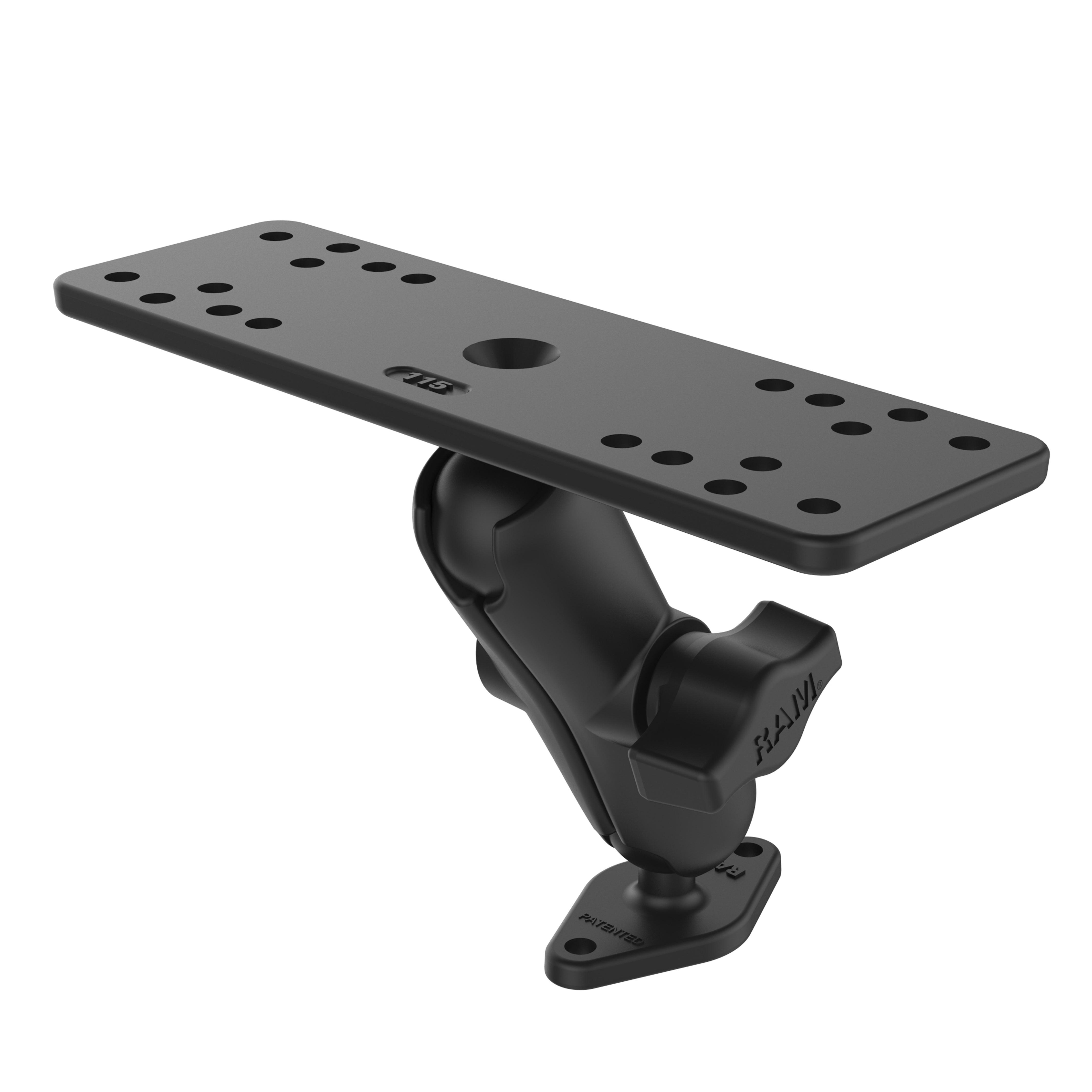 RAM® Universal Marine Electronic Mount with Diamond Base – RAM Mounts UK
