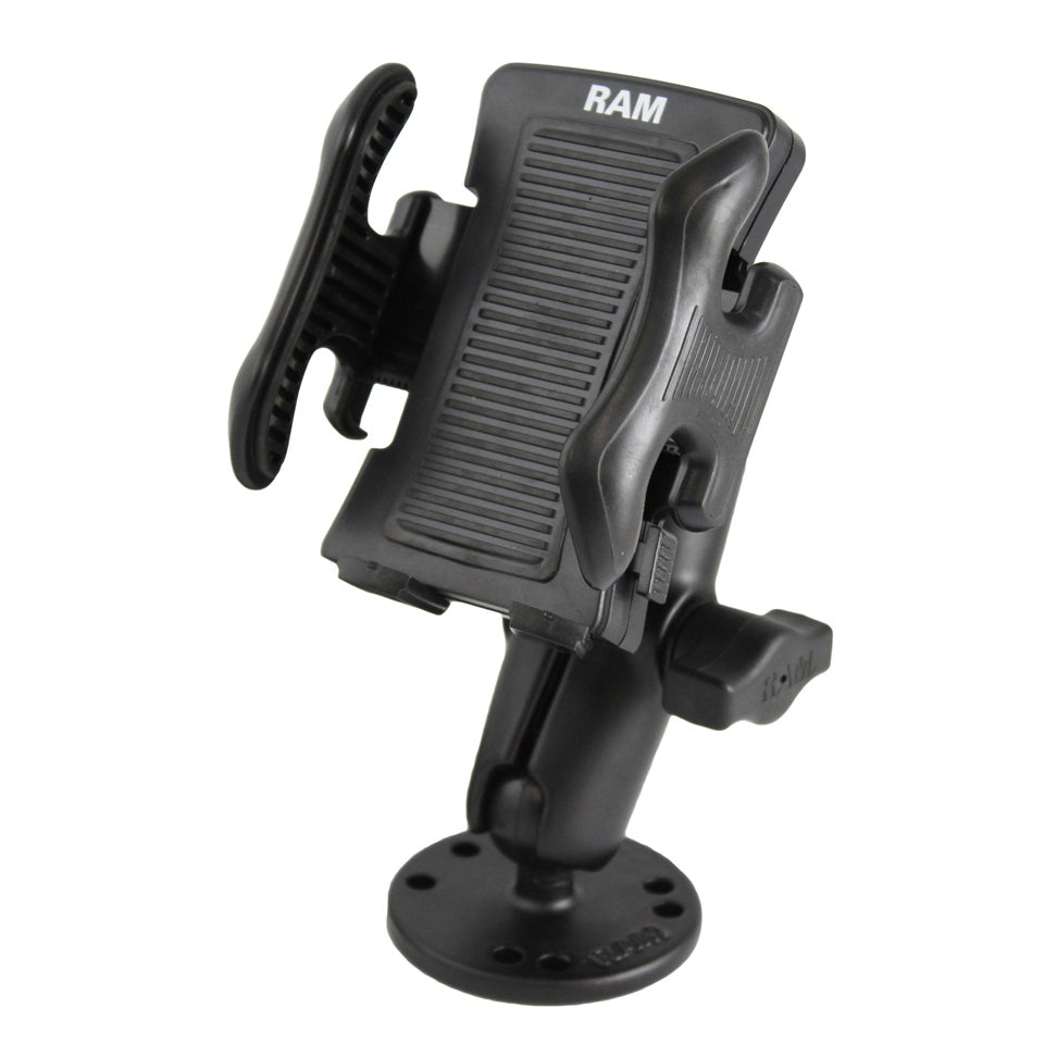 RAM® Drill-Down Mount with Spring-Loaded Phone Holder – RAM Mounts UK
