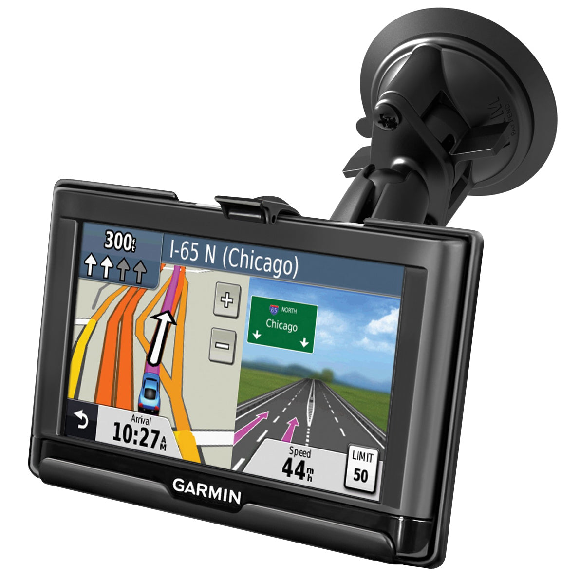 RAM® Twist-Lock™ Suction Cup Mount for Garmin nuvi 52, 54, 55, 56 & 58 ...