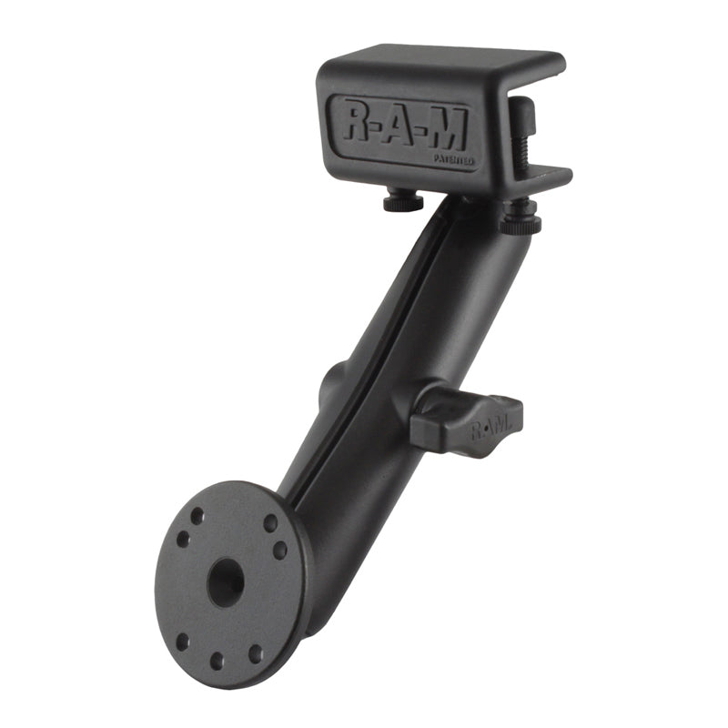 RAM® Glare Shield Clamp Mount with Round Plate – RAM Mounts UK