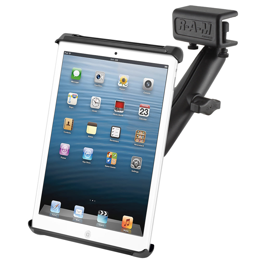RAM® Tab-Tite™ with Glare Shield Clamp Mount for 7" Tablets – RAM Mounts UK
