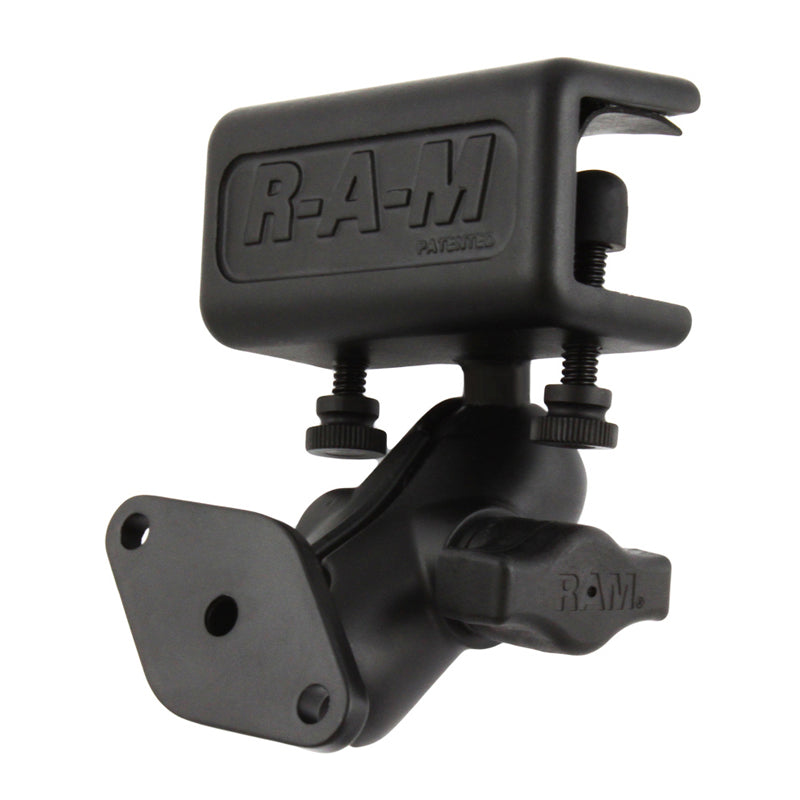 RAM® Glare Shield Clamp Mount with Diamond Plate – RAM Mounts UK