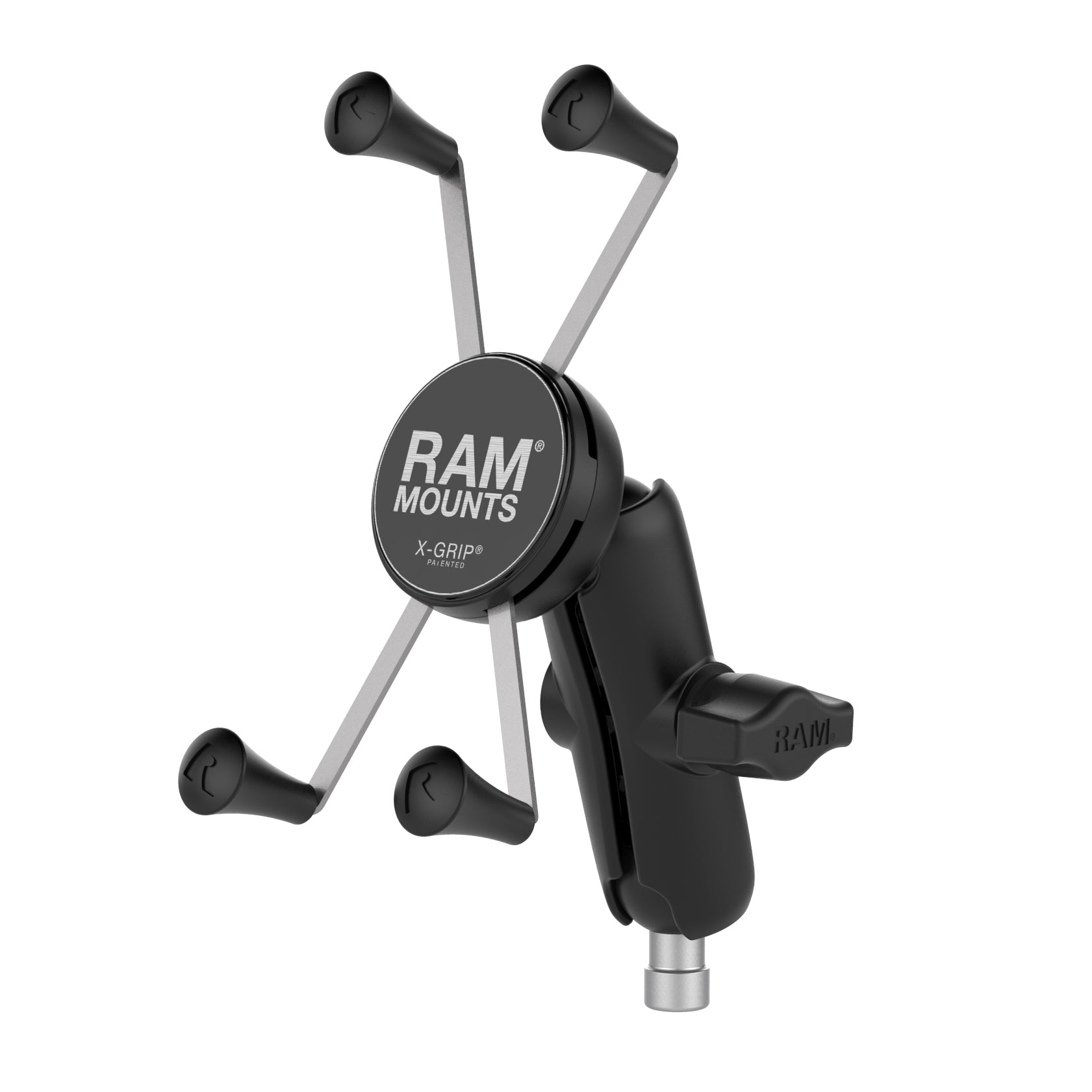 RAM® X-Grip® Large Phone Mount with Motorcycle Handlebar Clamp Base ...