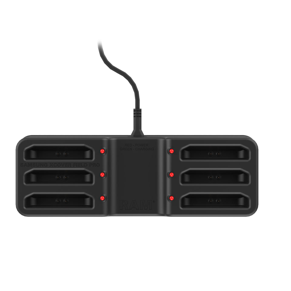 RAM® 6-Port Charging Dock for Samsung XCover FieldPro – RAM Mounts UK