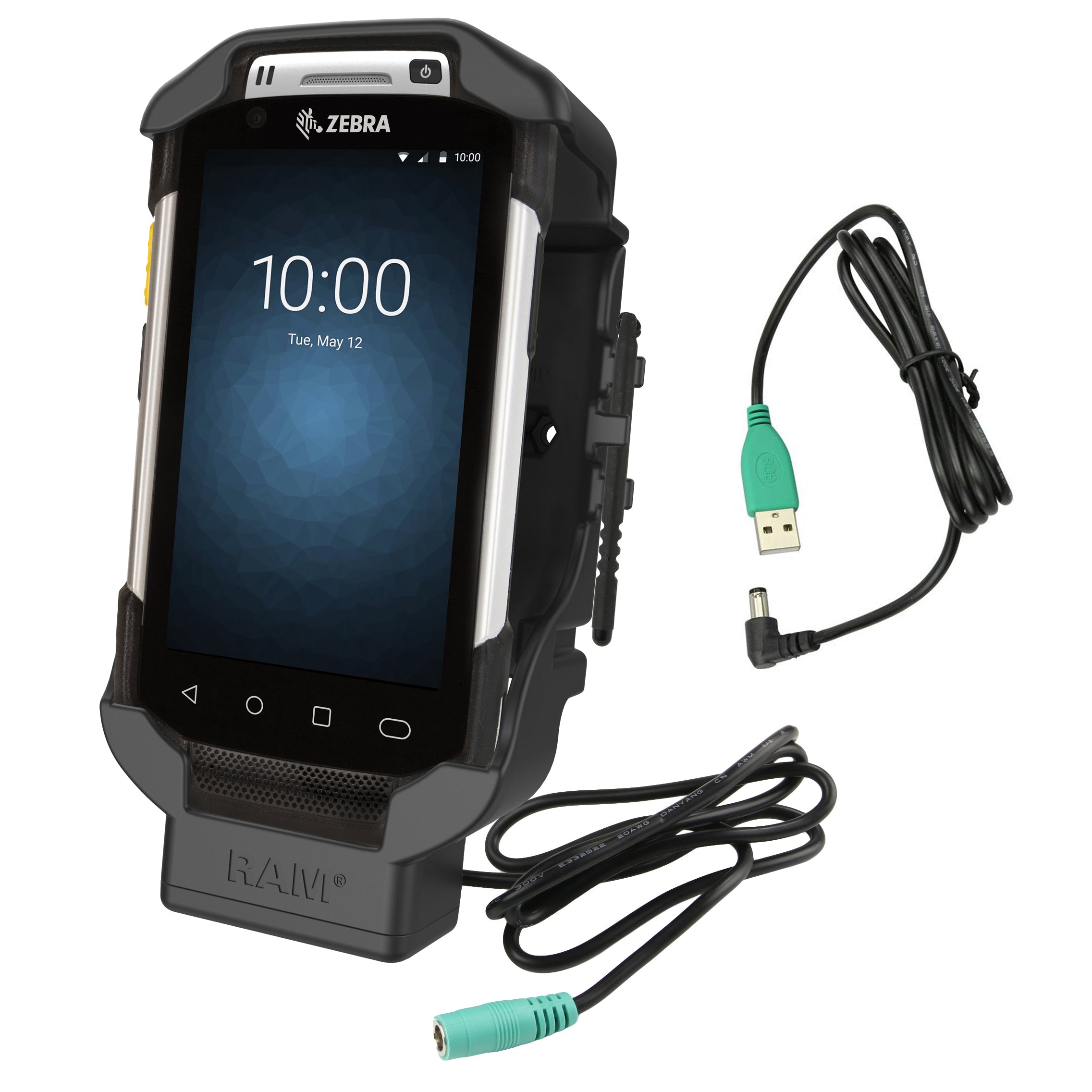 RAM® Form-Fit Powered Dock for Zebra TC70, 72, 75 & 77 – RAM Mounts UK