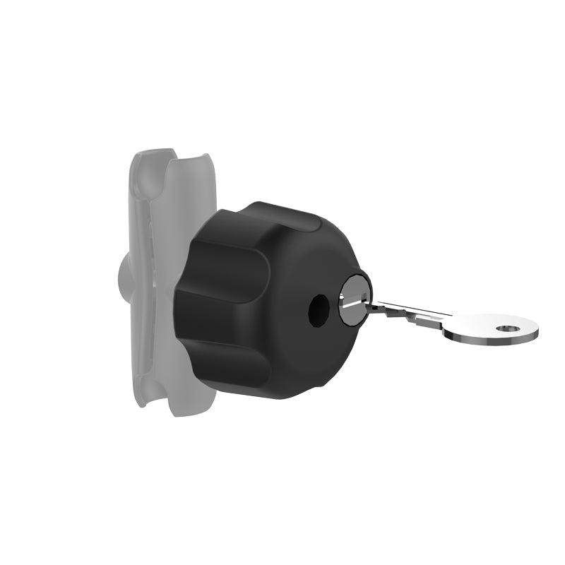 RAM® Key Lock Knob with Steel Insert for B Size Socket Arms – RAM Mounts UK