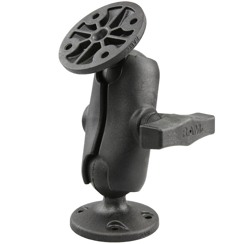 RAM® Composite Double Ball Mount with Two Round Plates - Short – RAM ...