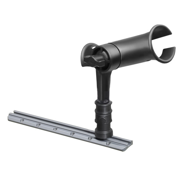 RAM® Tube Jr.™ Rod Holder with RAM® Adapt-A-Post™ Track Base - 4" Post ...