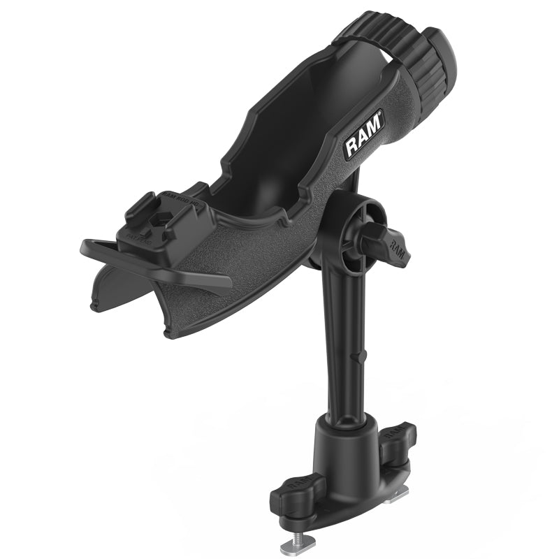 RAM ROD® HD Fishing Rod Holder with 6" Spline Post and Dual Track Base ...