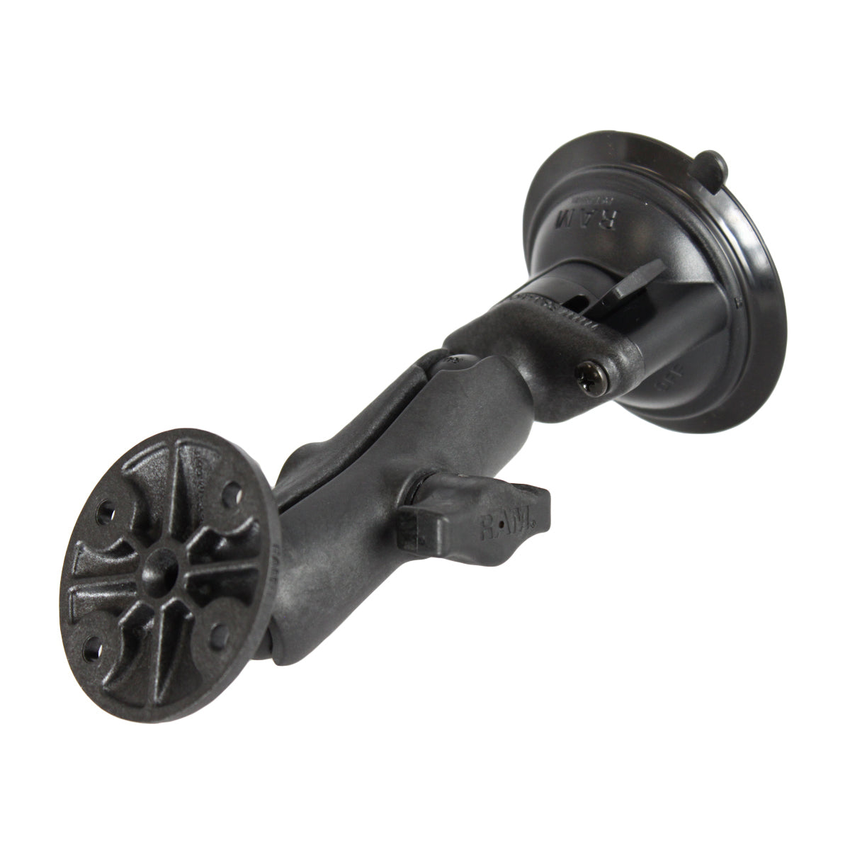 RAM® Twist-Lock™ Composite Suction Mount with Round Plate - Medium ...