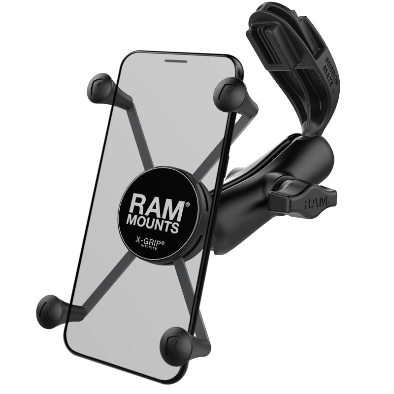 RAM® X-Grip™ Large Phone Mount with RAM® Mirror-Mate™ for Sprinter Van ...