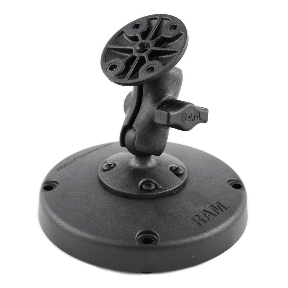 RAM® Composite Platform Double Ball Mount with Round Plate – RAM Mounts UK