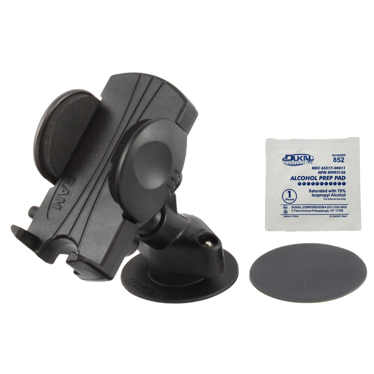 RAM® Flex Adhesive Dashboard Mount with Spring Loaded Phone Holder ...