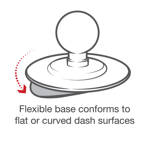 RAM® Flex Adhesive Ball Base – RAM Mounts UK