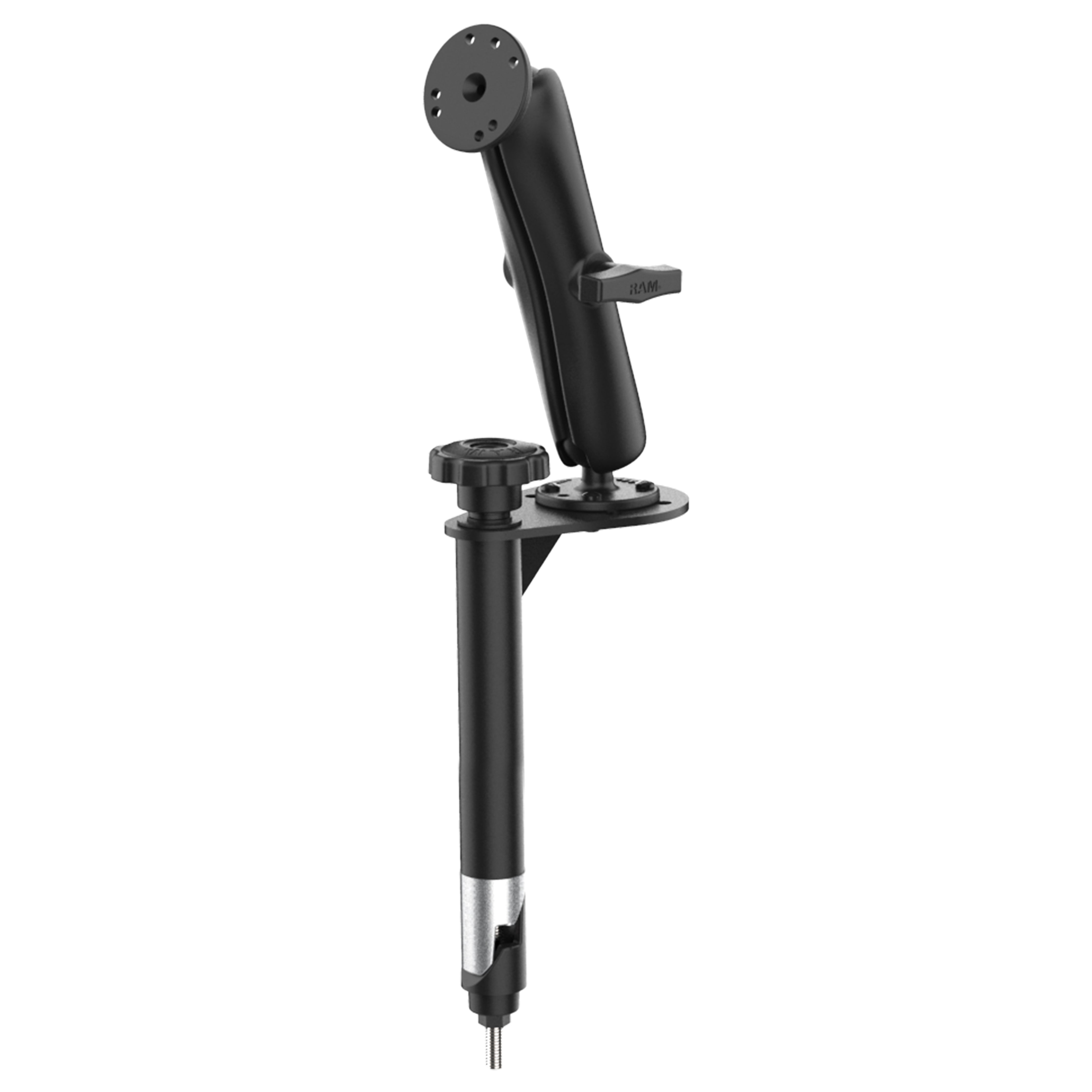 RAM® 8" Upper Flange Pole with Double Ball Mount – RAM Mounts UK