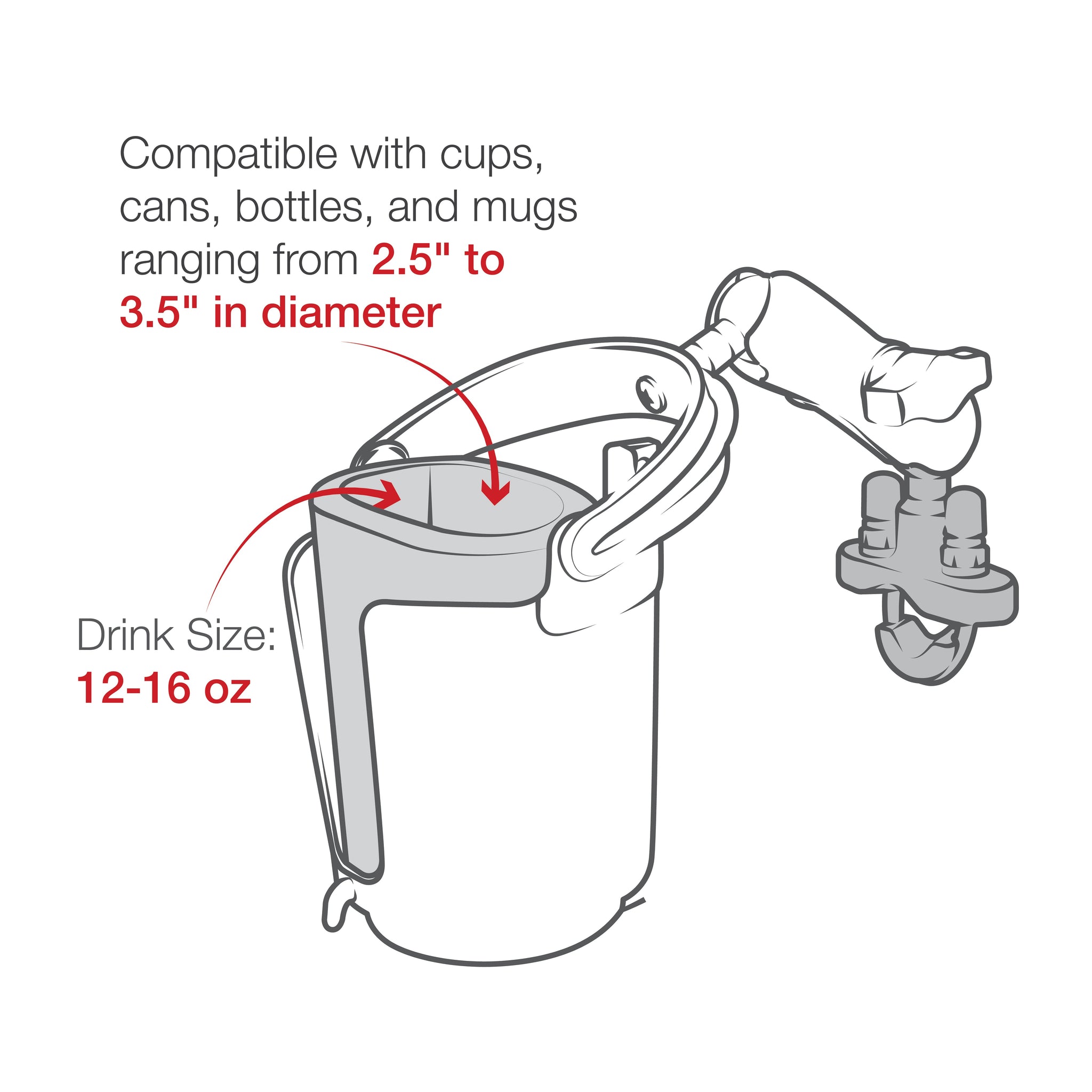 Motorcycle Cup Holder Mounts – RAM Mounts UK