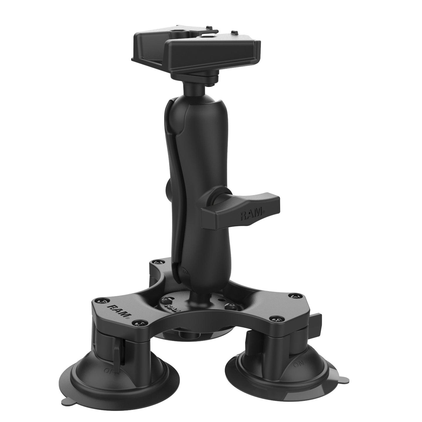 RAM® Twist-Lock™ Triple Suction Heavy Duty Mount for Starlink Mini ...