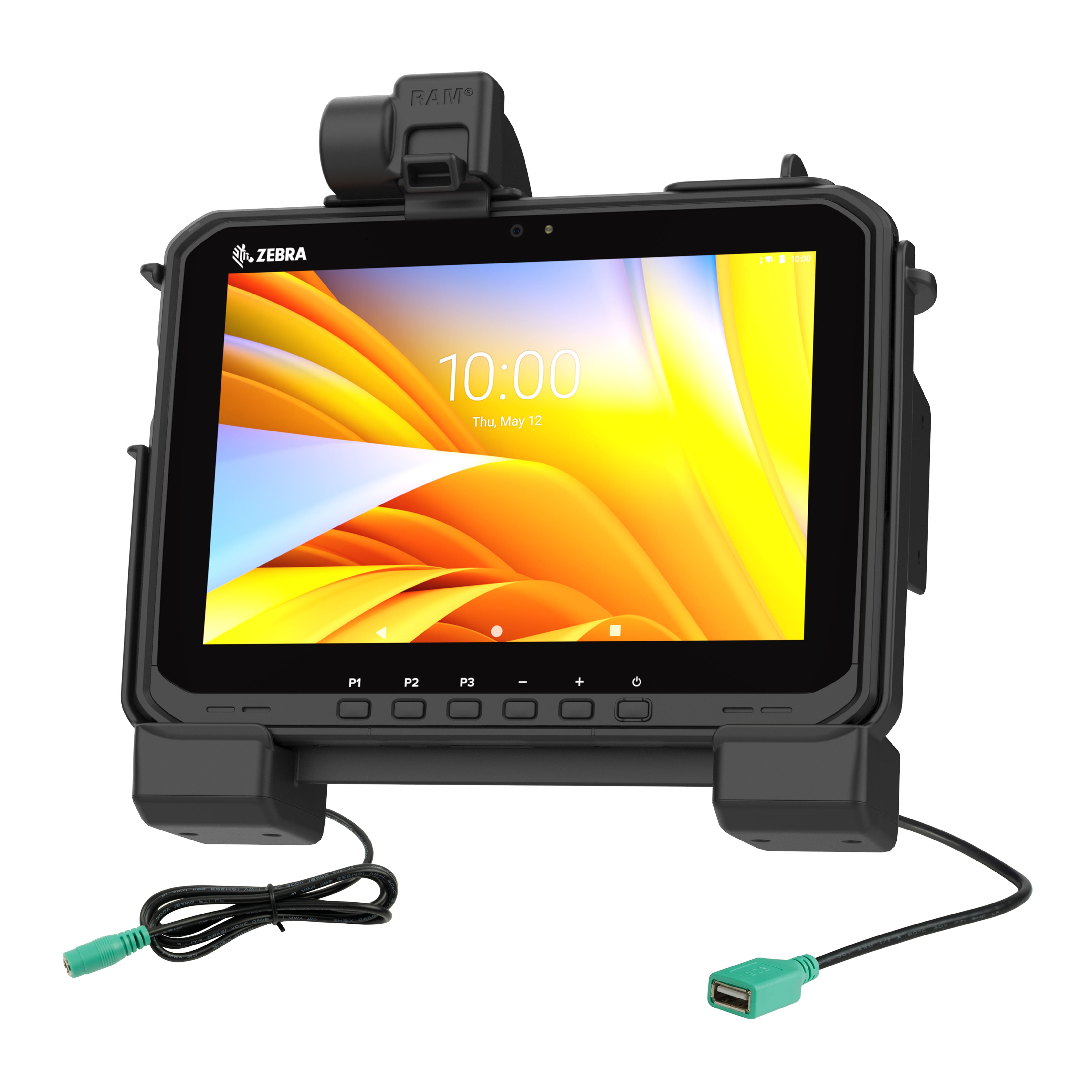 RAM® Power + Data Dock for Zebra ET6x – RAM Mounts UK
