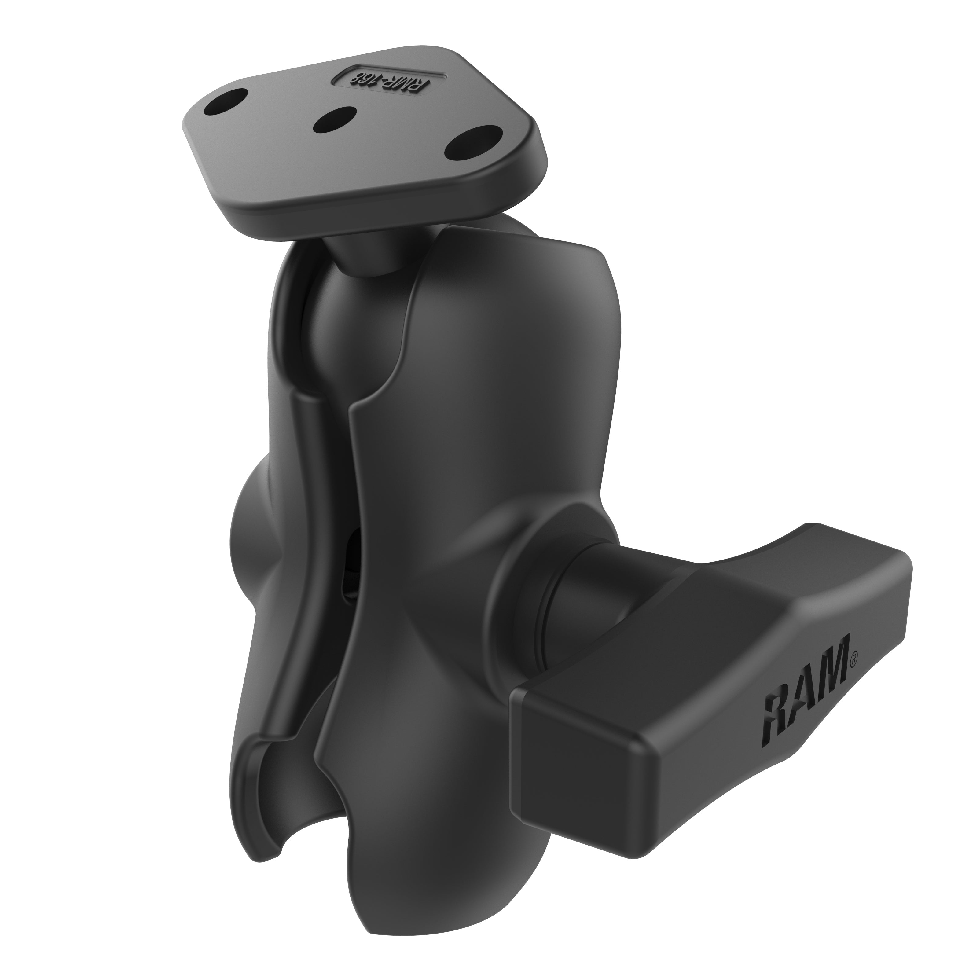 RAM® Double Socket Arm with Diamond Ball Plate - C Size Short – RAM ...