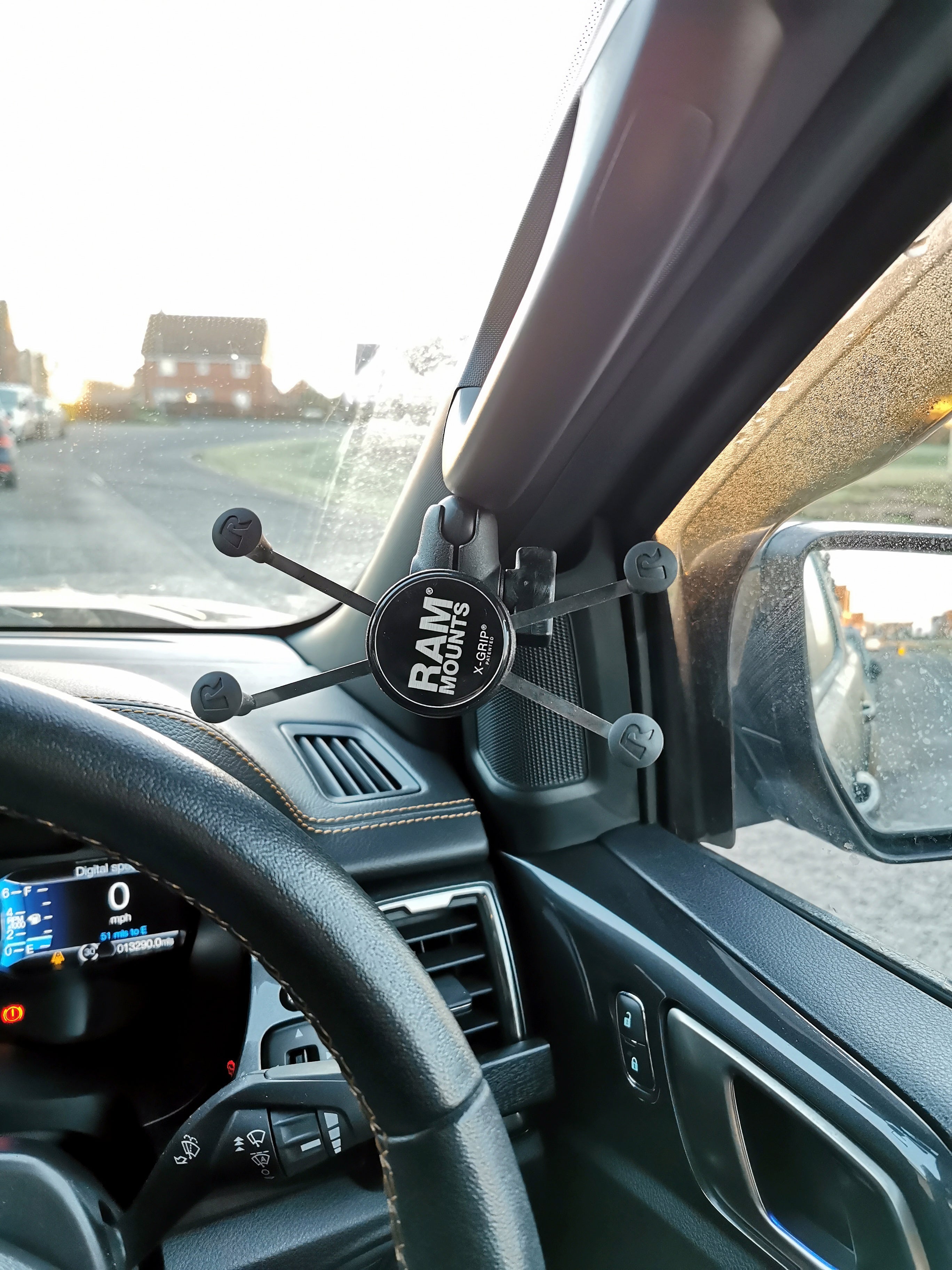 Universal large X-Grip phone holder with mounting kit for Ford Ranger ...
